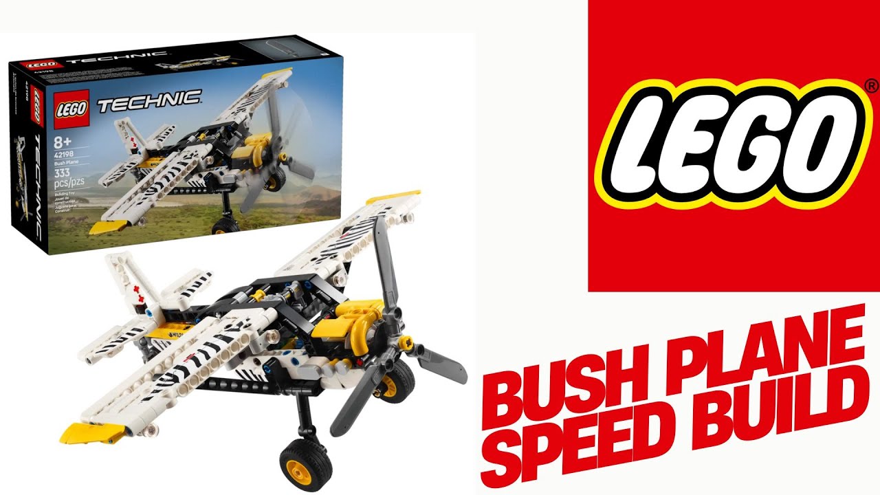 Speed Building the LEGO Technic Bush Plane! Let's Go Flying to the ...