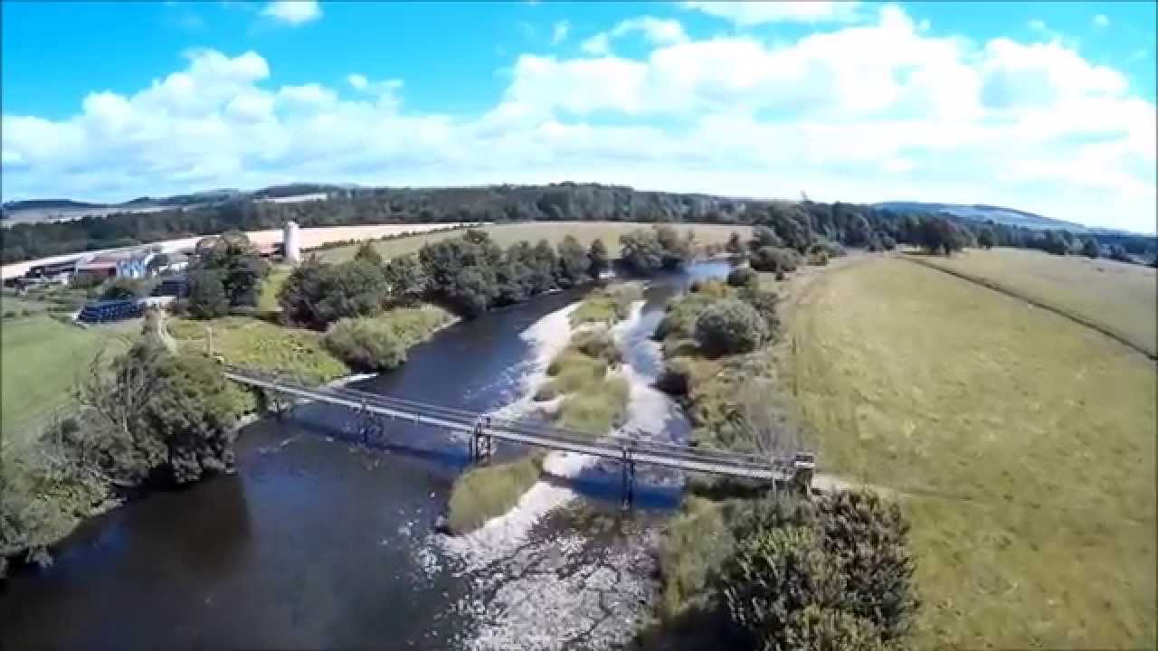 River Annan beside Hoddom Castle - YouTube