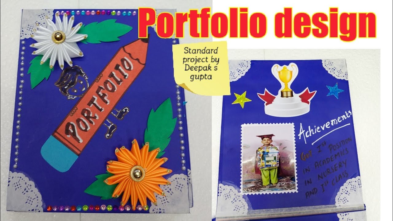 Portfolio #kids portfolio design/ unique idea for portfolio/ #portfolio ...
