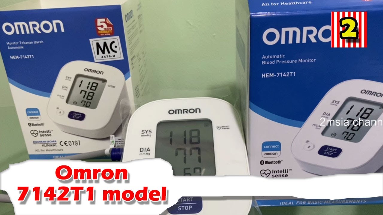 Omron Automatic Blood Pressure Monitor With Bluetooth HEM-7142T1 Brand ...