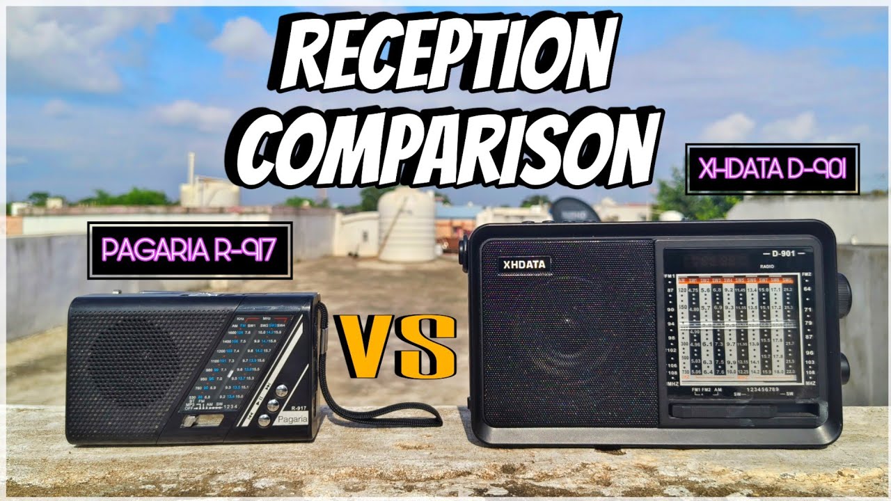 XHDATA D901 vs PAGARIA R917 Comparison | Radio Reception Comparison | 6 ...