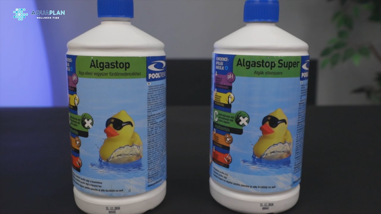 Sredstvo protiv algi u bazenima - Algastop - AQUAPLAN - YouTube