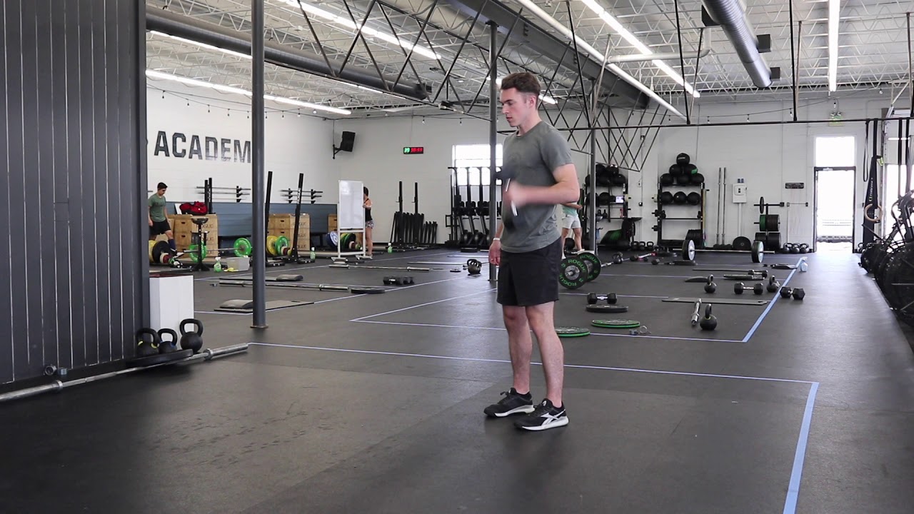Dumbbell Power Clean - YouTube