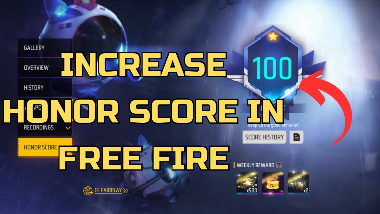 Honor Score Not Increasing | How to FIX Honor Score in Free Fire (2024 ...