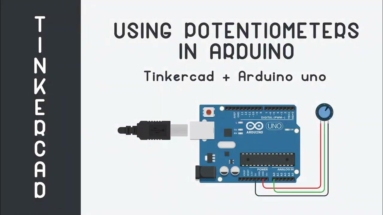 Using Potentiometers In Arduino Turn On Leds Using A Potentiometer
