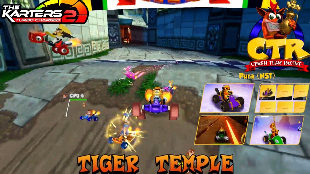 The Karters 2: Turbo Charged: Crash Team Racing: Tiger Temple Mod ...