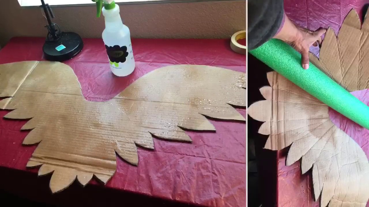 Cardboard Angel Wing Sculpture Paper Mache Medium DIY By Kathy Beltran cardboard-angel-wing-sculpture-paper-mache-medium-diy-by-kathy-beltran