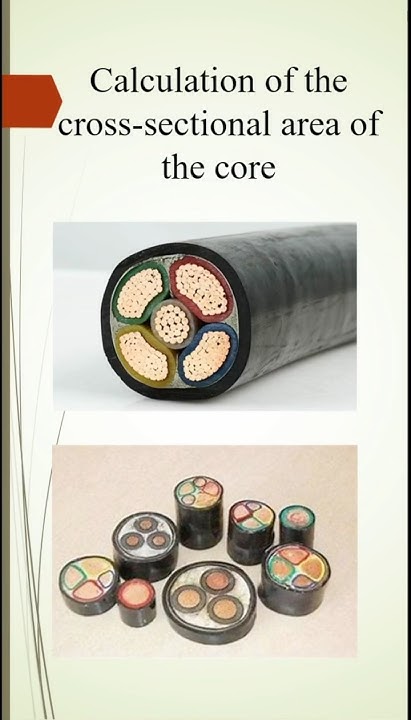 Core cross-sectional area calculation - YouTube