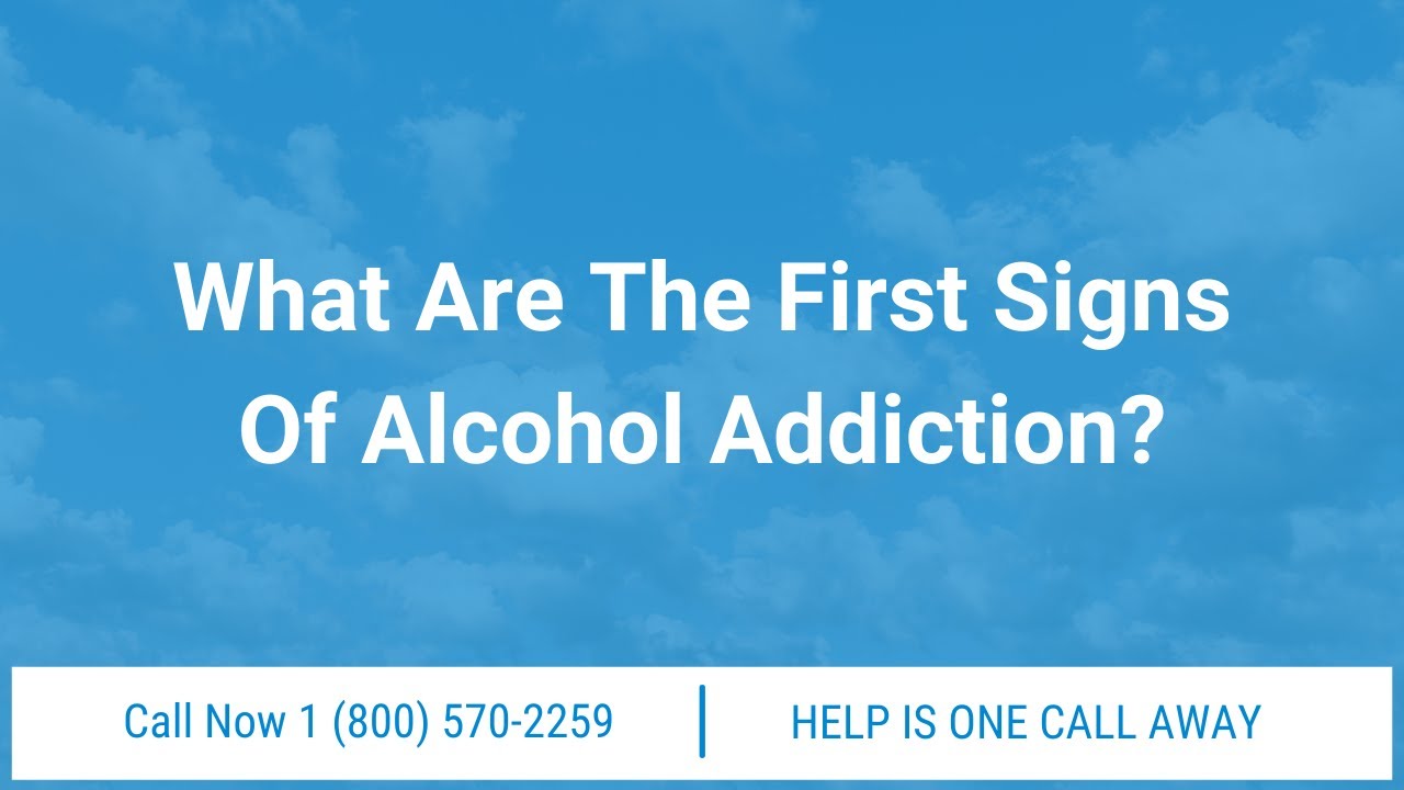 What Are The First Signs Of Alcohol Addiction? - YouTube