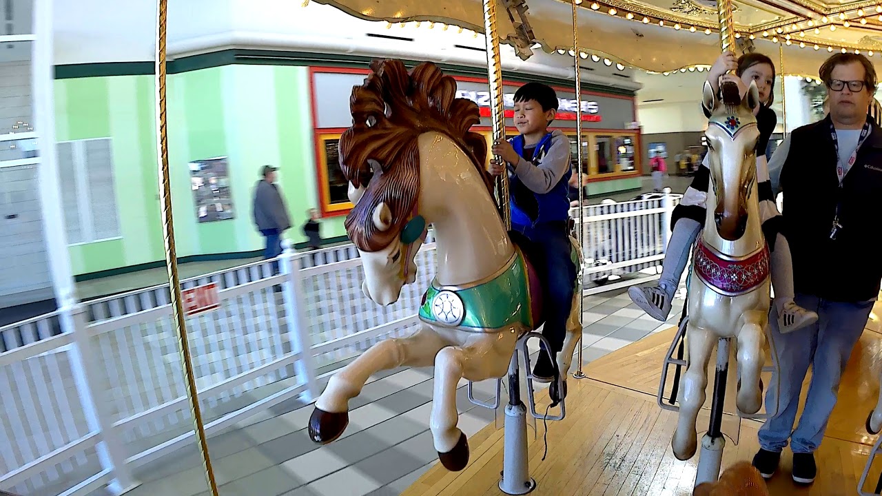 Coral Ridge Mall Carousel On Ride POV - YouTube