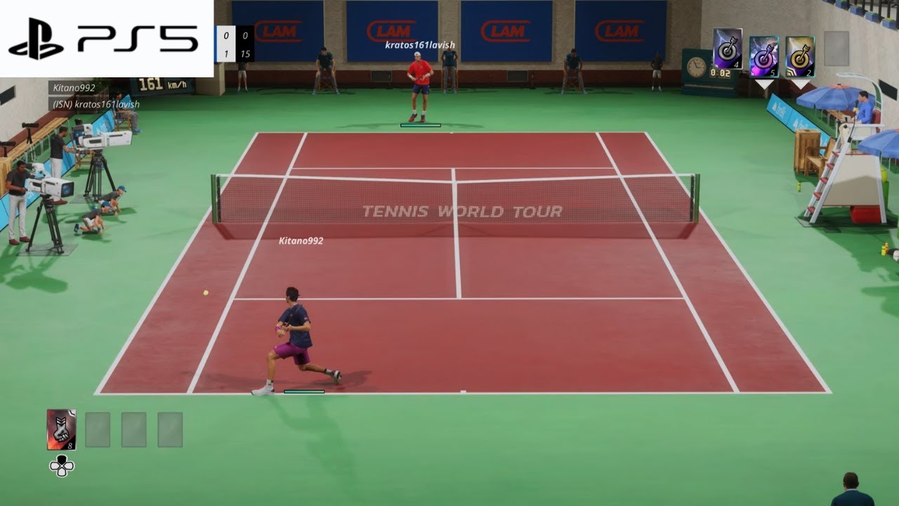 (PS5) Tennis World Tour 2 | Amazing 61 Strokes Rally - YouTube