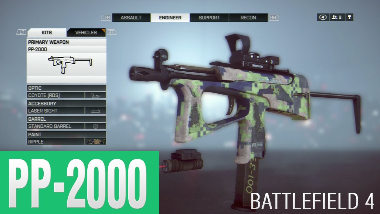 Battlefield 4 - PDW - PP-2000 (Gameplay/Live Commentary) - Flood Zone ...