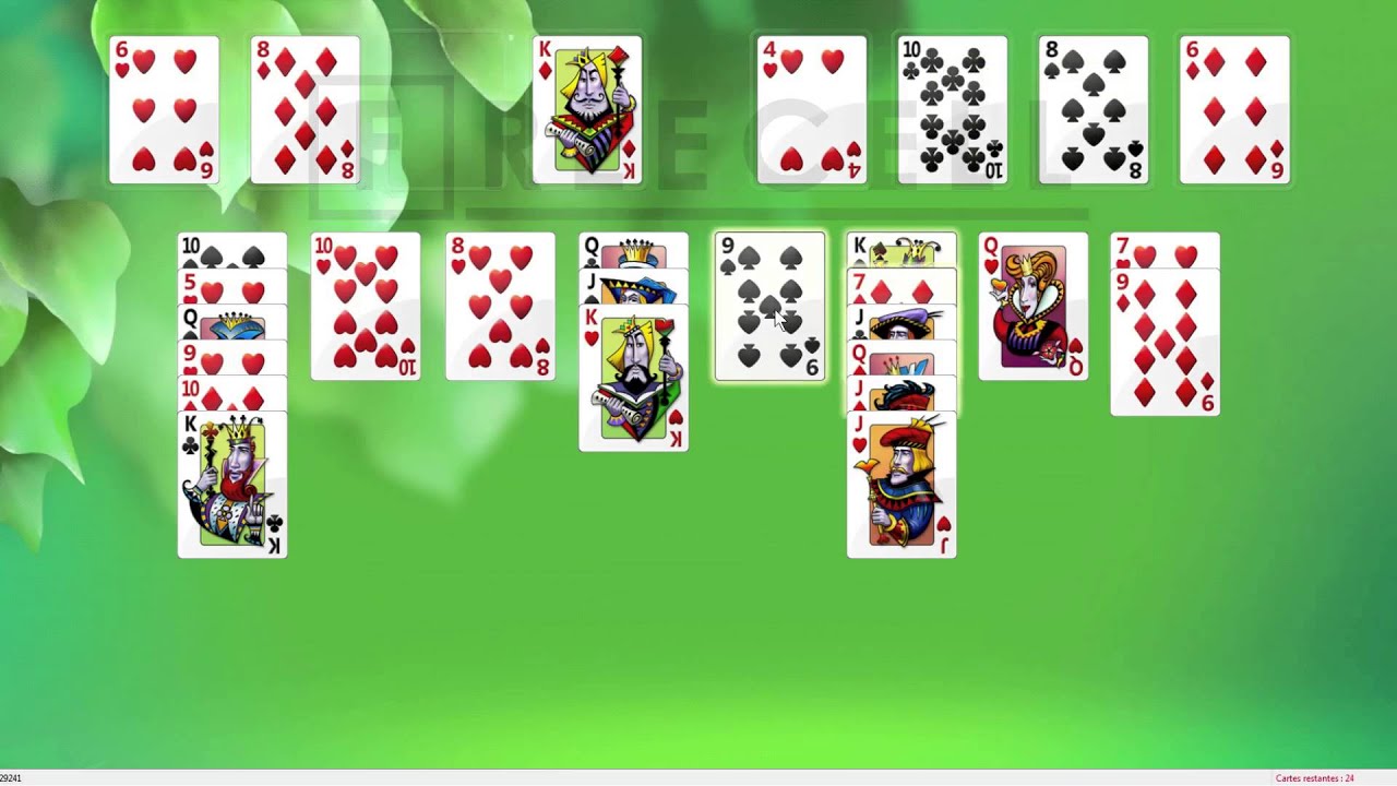 Freecell solitaire green felt golf - plantsaad