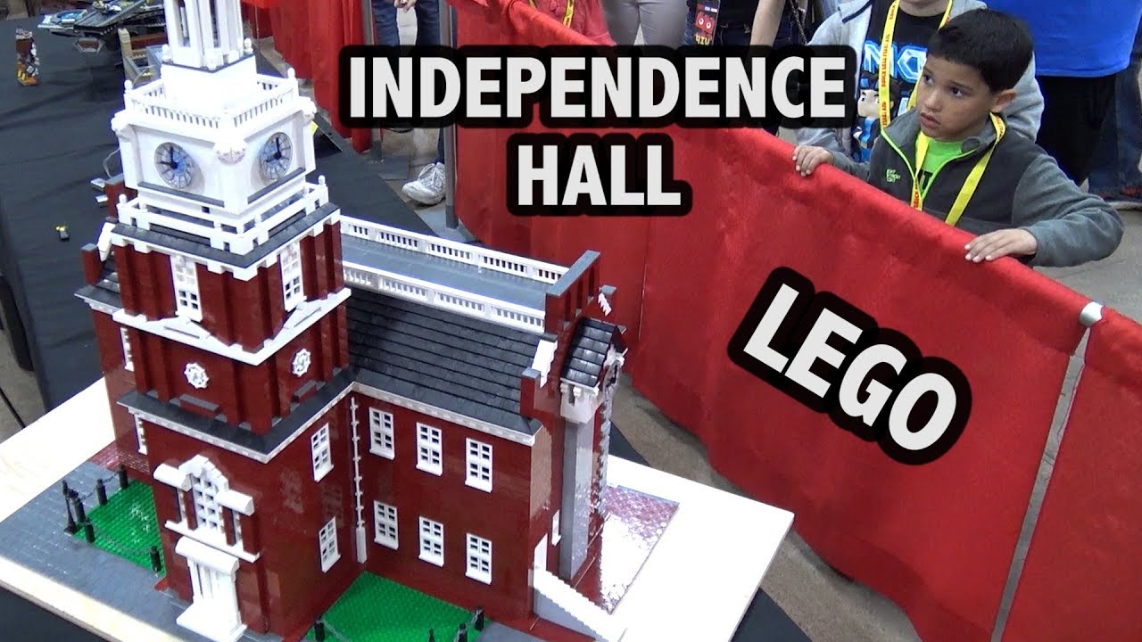 LEGO Independence Hall in Philadelphia - YouTube