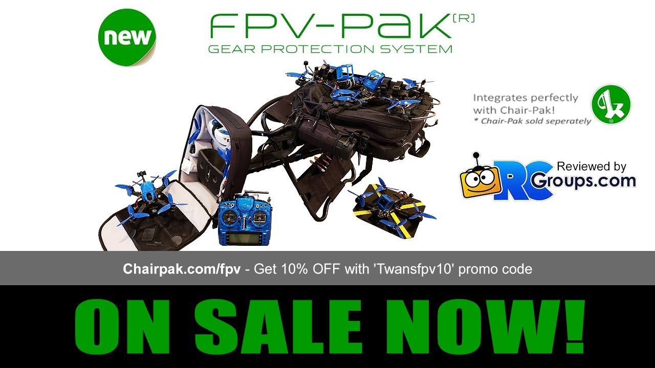 🎒 FPV BACKPACK & CHAIR! // For Drones & RC Planes // "FPV Pak" for ...