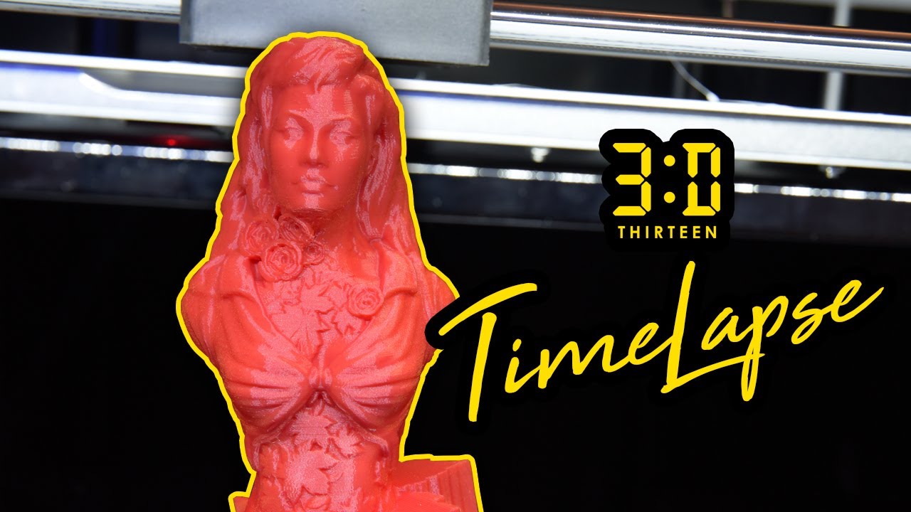 3D Printer Timelapse - DC Comics Poison Ivy 4K (Qidi Tech X-Max) - YouTube