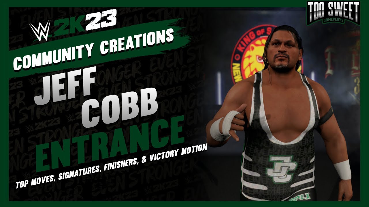 WWE 2K23 Jeff Cobb Entrance, Top Moves, Signatures, Finishers ...