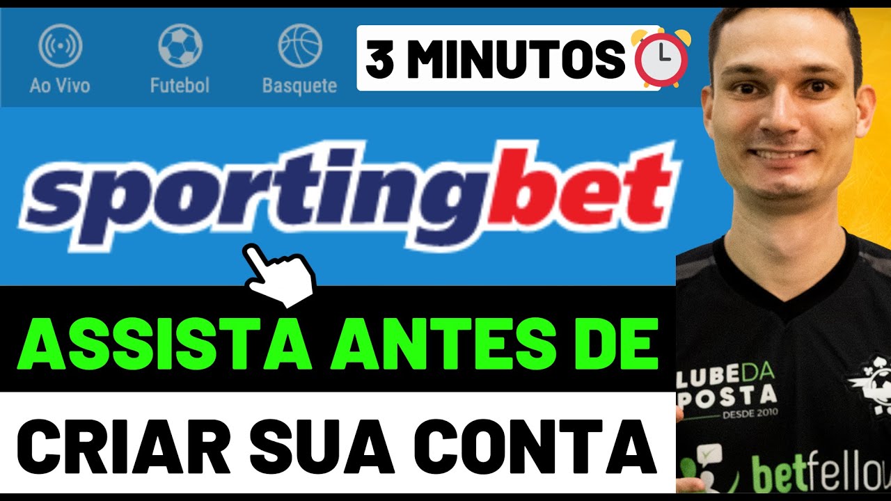 como CRIAR CONTA na SPORTINGBET? • TUTORIAL 2024 • GANHE o BÔNUS GRÁTIS ...
