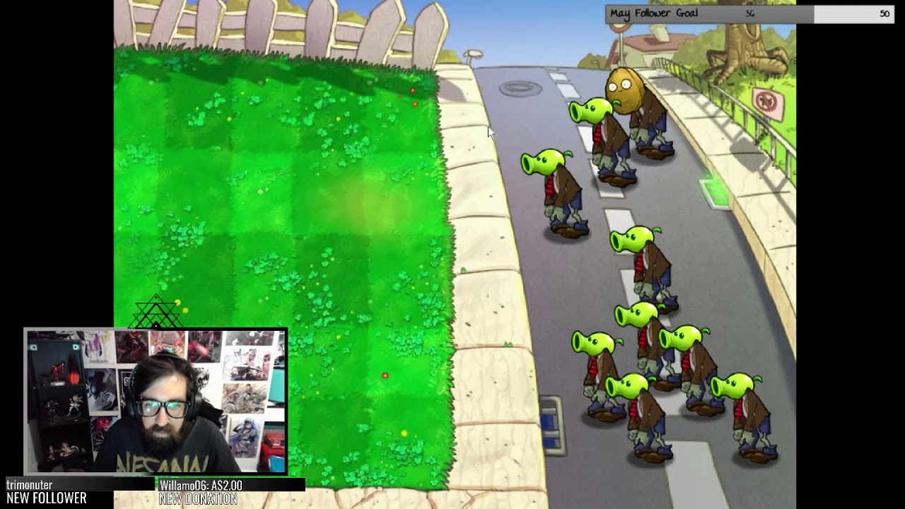 Plants vs Zombies, Mini Games, Part 3 - YouTube