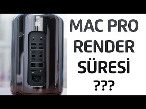 Mac Pro 2013 vs intel i7 4k Render Süresi - Vlog #63