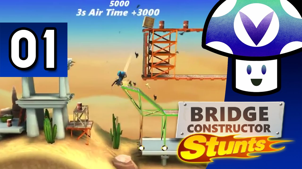 [Vinesauce] Vinny - Bridge Constructor Stunts (part 1) - YouTube