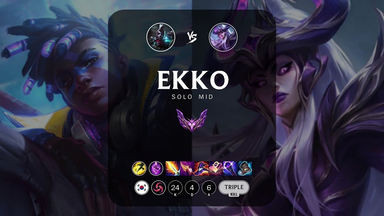 Ekko Mid vs Syndra - KR Master Patch 14.3 - YouTube