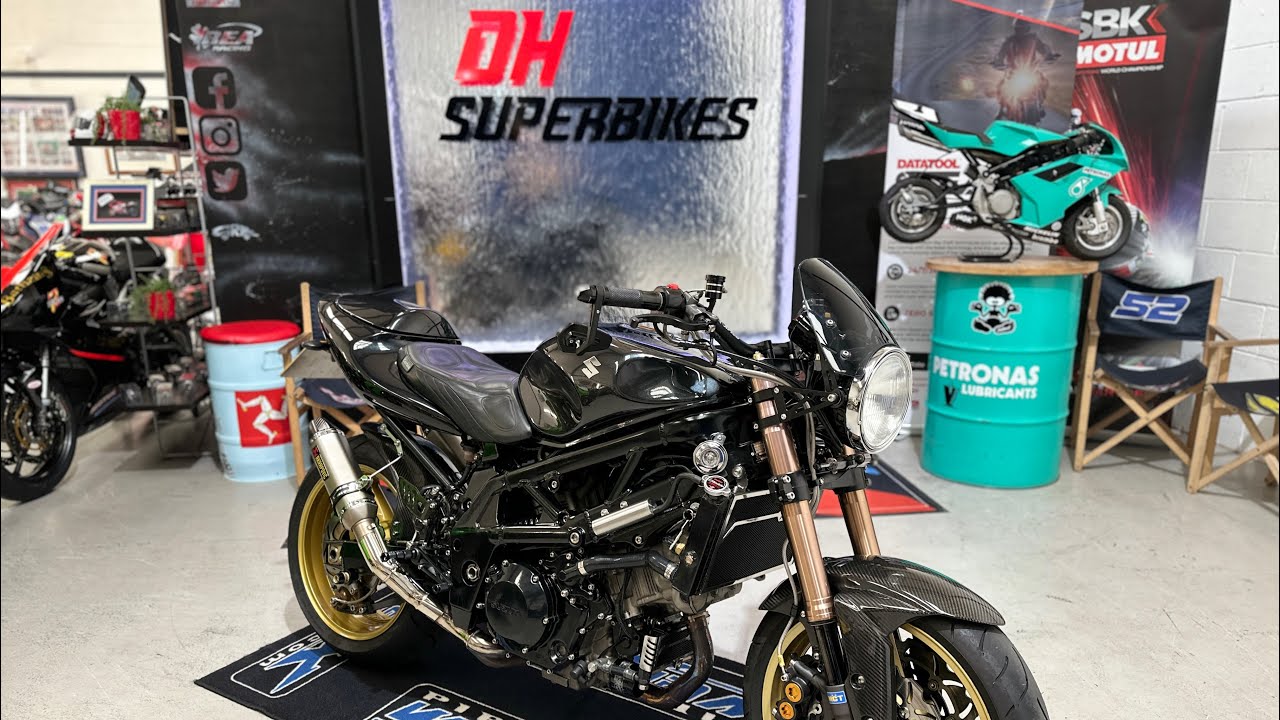 Suzuki TL1000S 2002 Maxton Akrapovic Custom Build 20K Miles PX Swap GPS ...
