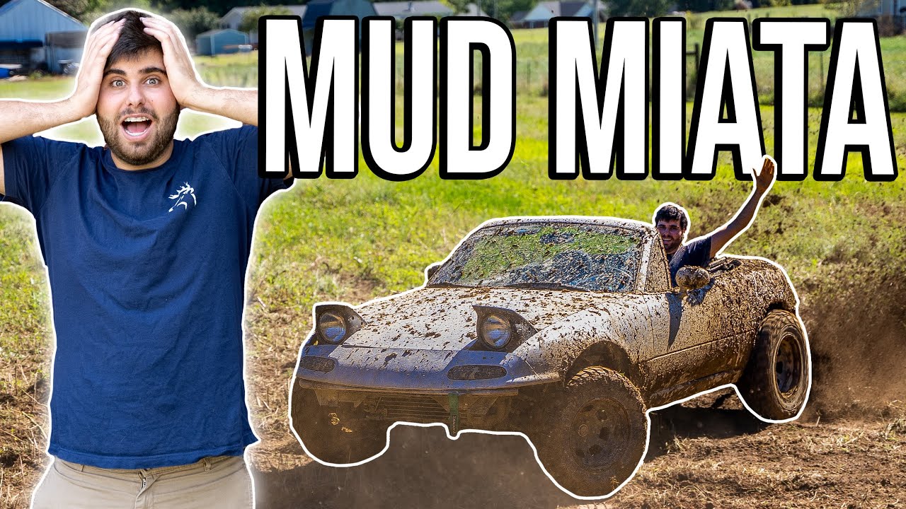 Taking My Lifted MIATA MUDDING! *Crazy DRIFTING* - YouTube