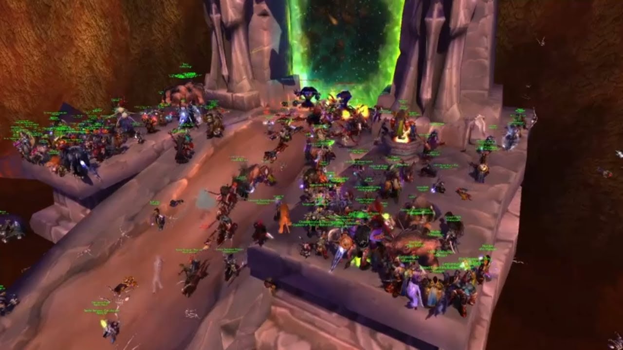The Dark Portal Opening - VANILLA to TBC - World of Warcraft - YouTube
