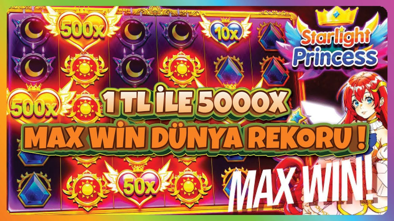 Starlight Princess 💃💃 1 TL İLE 5000X MAX WİN DÜNYA REKORU! # ...