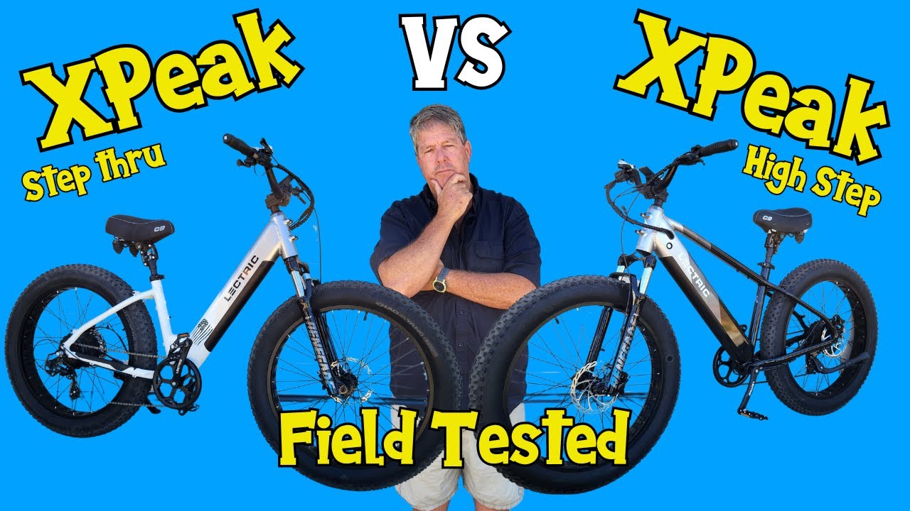 Lectric XPeak High Step VS XPeak Step Thru: Field Tested - YouTube