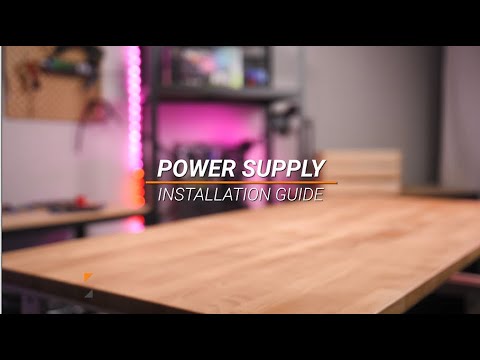 How To Install and connect a POWER SUPPLY to your PC - YouTube