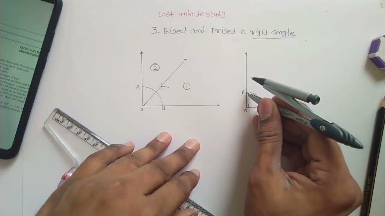 Introduction Problem 3 (Angle Bisect and Trisect) - YouTube