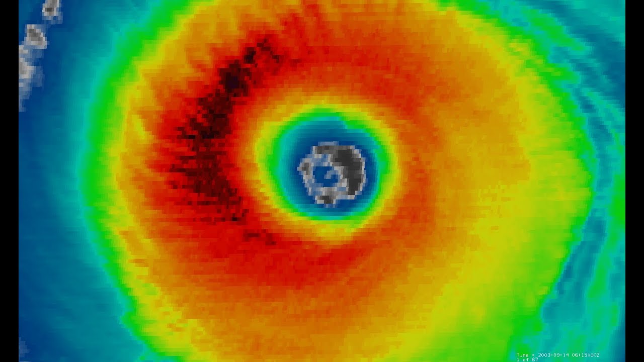 Major Hurricane Isabel 2003 (Full Disk Imagery) - YouTube