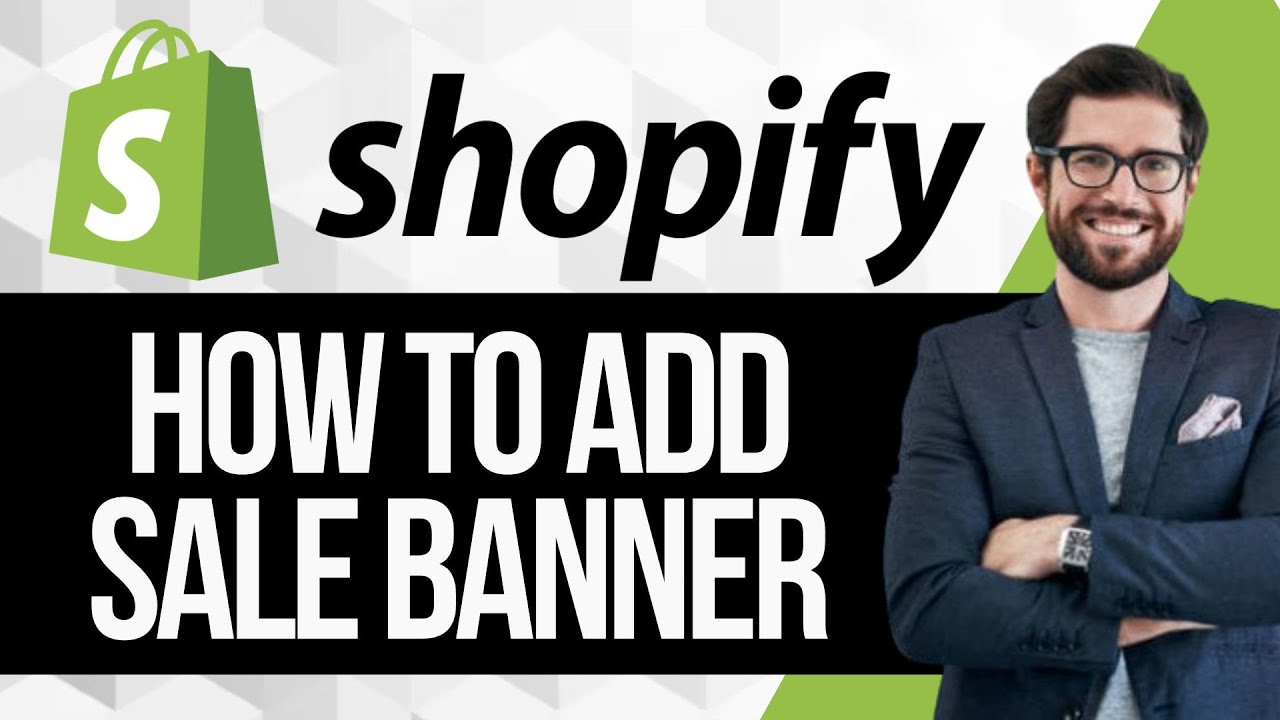 How to Add a Sale Banner on Shopify - YouTube