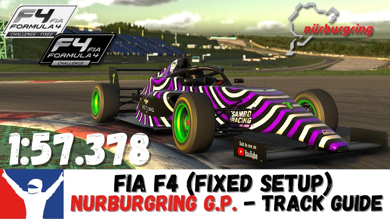 iRacing F4 Nurburgring Grand Prix Guide - 1:57.378 (Fixed Setup ...