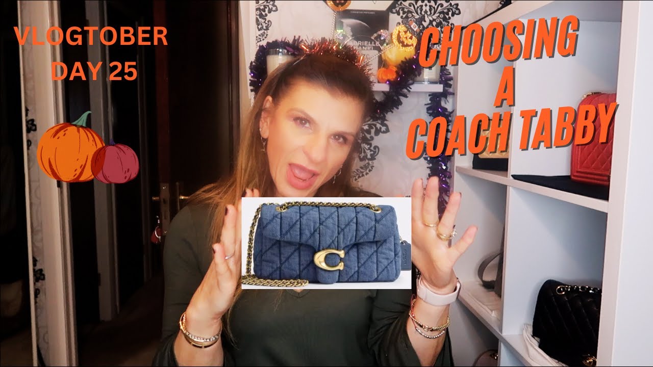 CHOOSING A TABBY COACH BAG - VLOGTOBER DAY 25 - YouTube