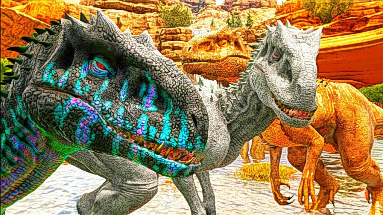 TRIO INDOMINUS REX ROUBANDO OVOS E CAÇANDO DEVILJHO + DRAGÕES ...