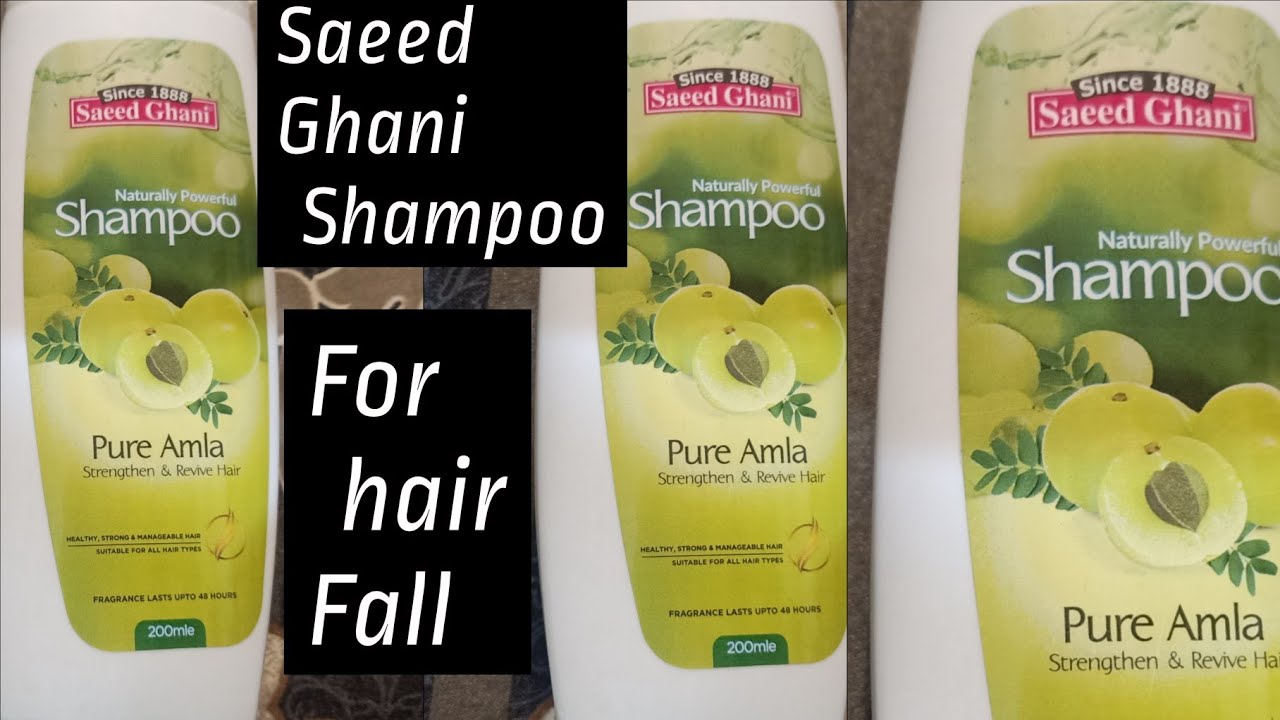 Saeed Ghani Shampoo for hair Fall full review - YouTube