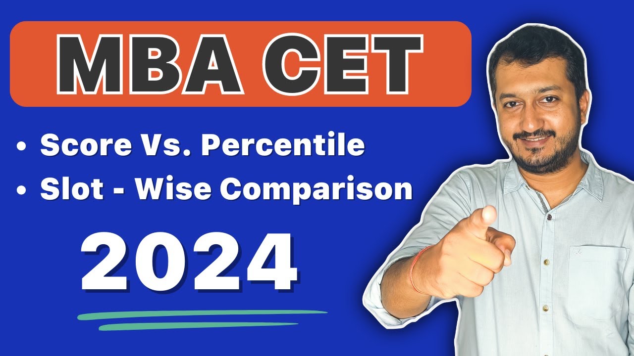 MBA CET Score Vs Percentile | Slot Wise Comparison 2024 📊 - YouTube