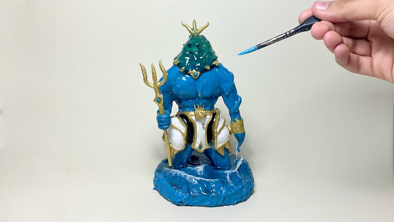 Creating POSEIDON with Clay - Fortnite Myths & Mortals - YouTube