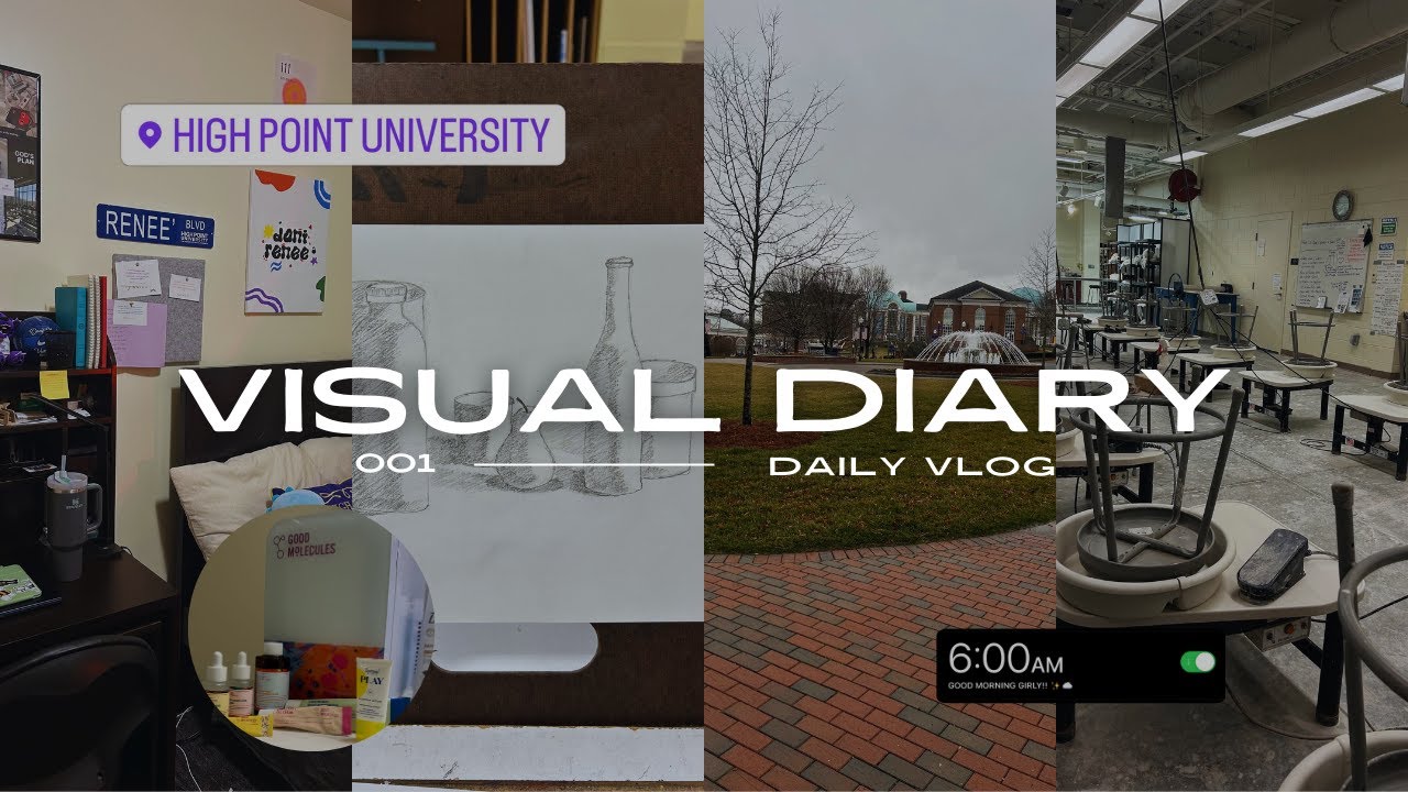 VISUAL DIARY 001 | day in my life - YouTube
