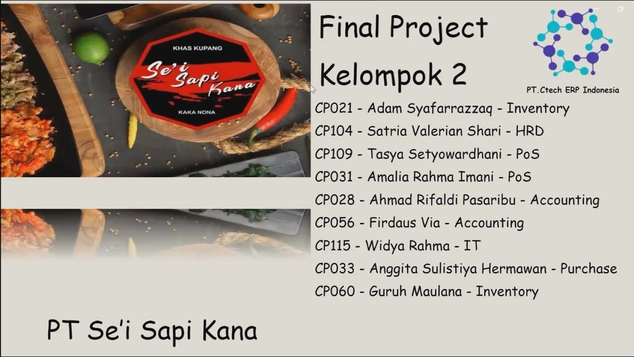 Final Project - Kelompok 2 - Implementasi ODOO 16 - Sei Sapi Kana [SIB ...