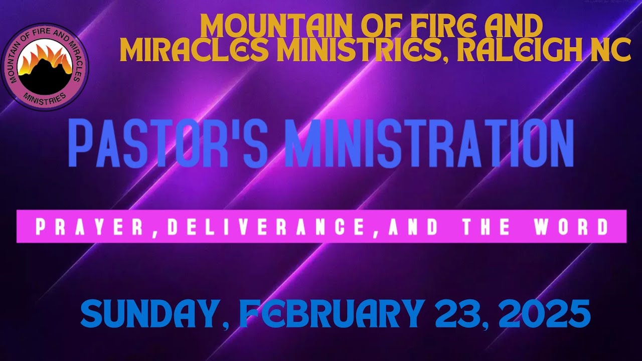 PASTOR'S MINISTRATION | SUNDAY SERVICE | FEBRUARY 23, 2025 - YouTube