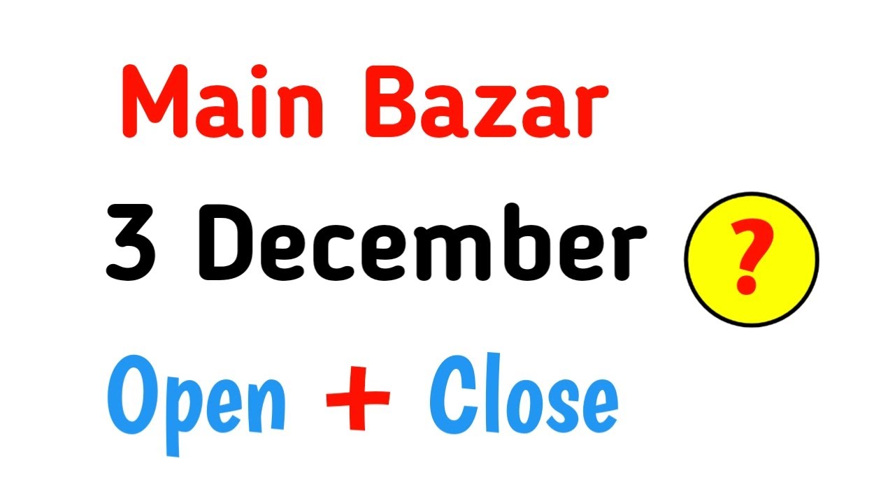 𝐌𝐚𝐢𝐧 𝐁𝐚𝐳𝐚𝐫 03-12-2024 | 𝐌𝐚𝐢𝐧 𝐁𝐚𝐳𝐚𝐫 𝐒𝐢𝐧𝐠𝐥𝐞 𝐎𝐩𝐞𝐧 | 𝐌𝐚𝐢𝐧 𝐁𝐚𝐳𝐚𝐫 𝐂𝐡𝐚𝐫𝐭 ...