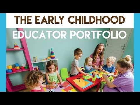 How to make an Early Childhood Educator Professional Portfolio - YouTube