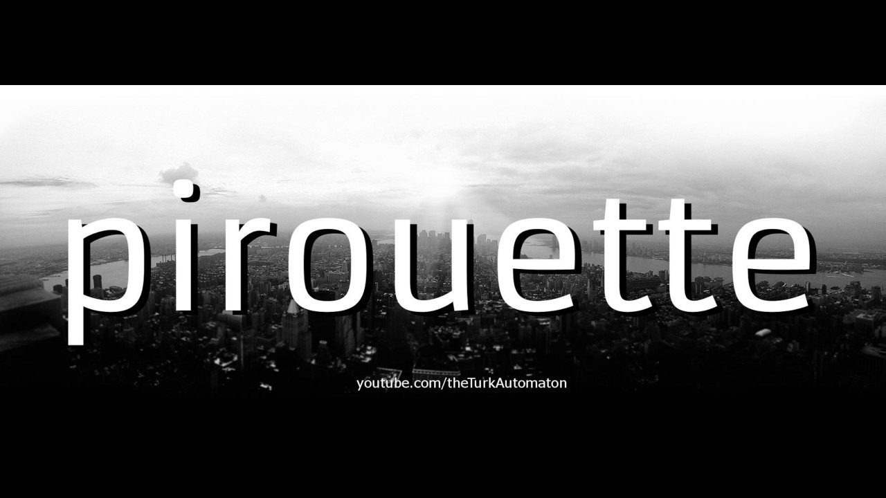 How to Pronounce pirouette in German - YouTube