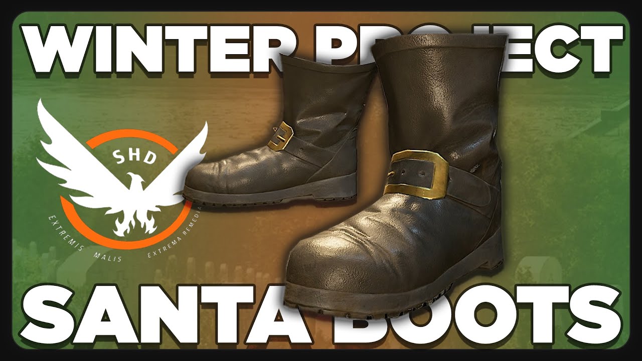 Day 8 Winter Project ~ Santa Boots | #TheDivision2 | PurePrime - YouTube