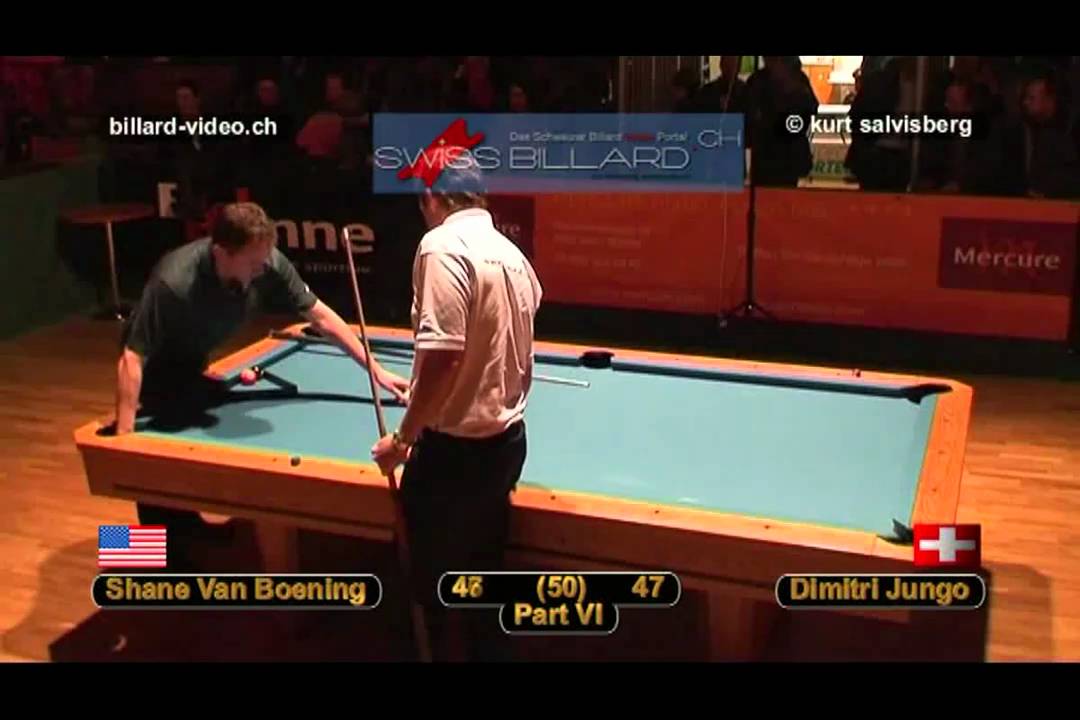 Billard Showdown Dimitri Jungo (SUI) vs Shane van Boening (USA) Part 6 ...