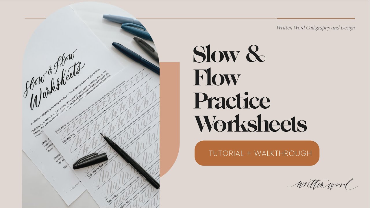 Calligraphy Exercises Printable FREE Printable Calligraphy Practice